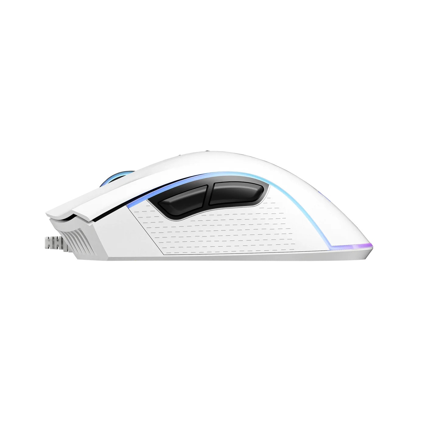 Mouse Gaming QwertyKey Forge Alb, RGB, 12.000 DPI, Software - eMAG.ro
