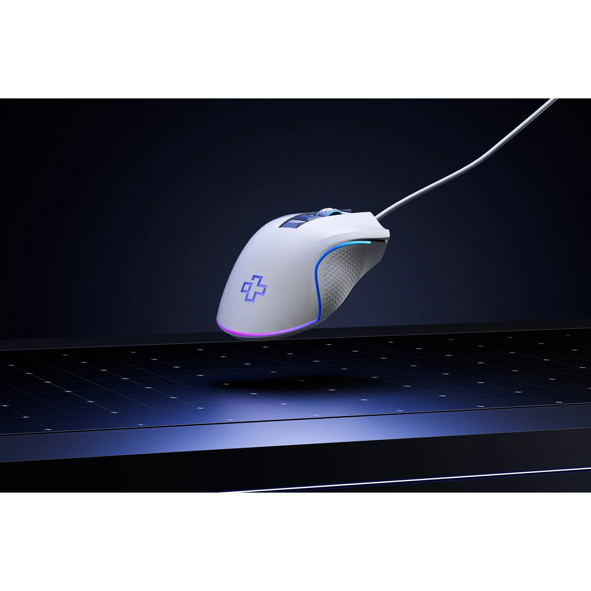 Mouse Gaming QwertyKey Forge Alb, RGB, 12.000 DPI, Software - eMAG.ro