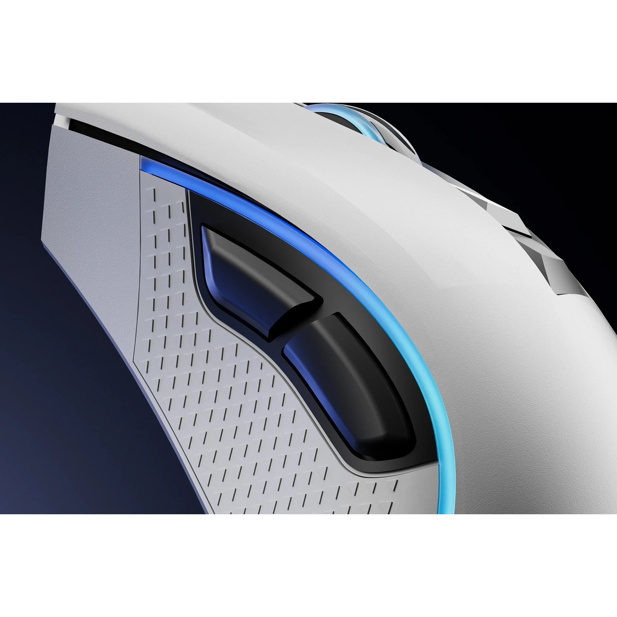 Mouse Gaming QwertyKey Forge Alb, RGB, 12.000 DPI, Software - eMAG.ro