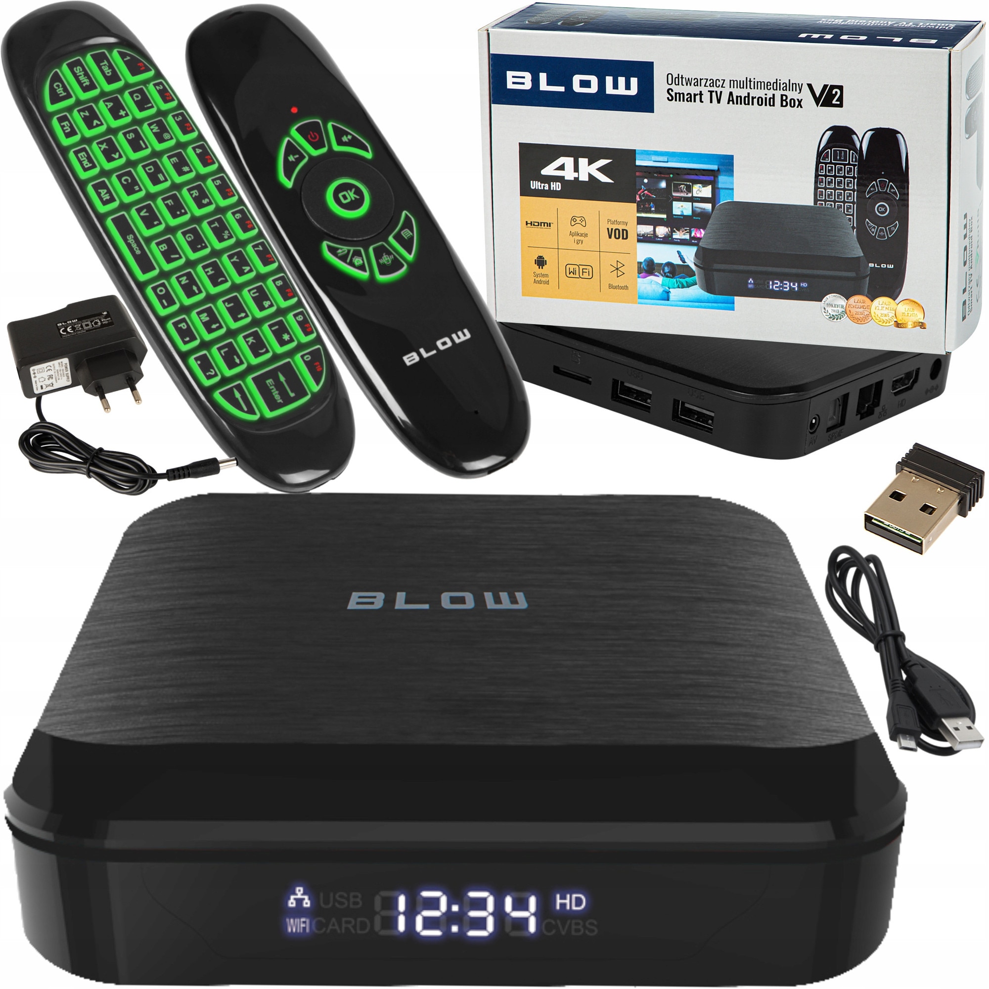 Smart Box TV BLOW Smart Box TV Android 12 4K, WiFi, Bluetooth ...