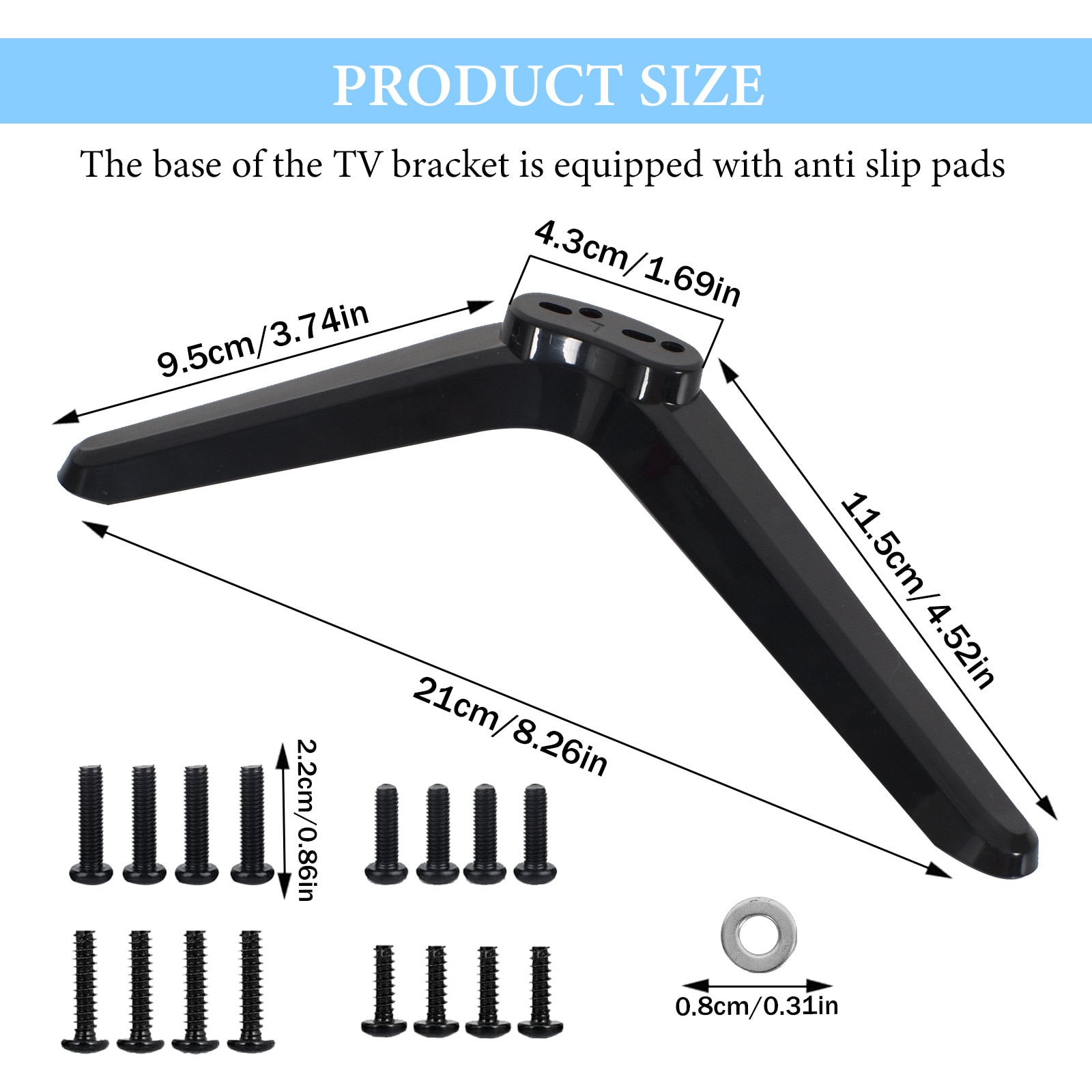 Suport universal pentru televizor, compatibil televizoarelor 32-55 inch ...