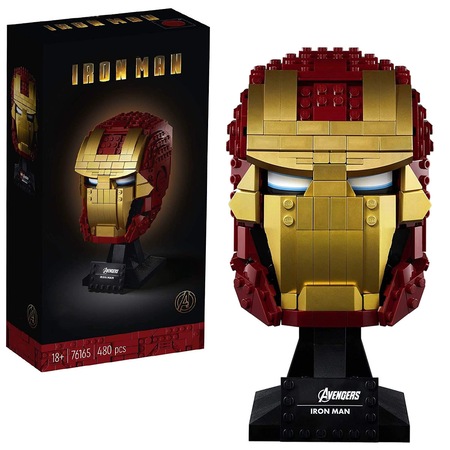 Set constructie casca Iron Man Avengers, 480 piese - eMAG.ro