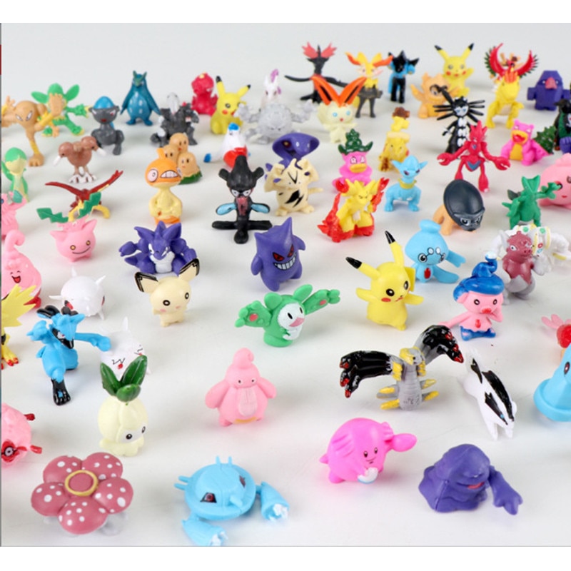 Rucsac Pikachu, set de 96 de papusi Pokémon, decoratiuni pentru ...