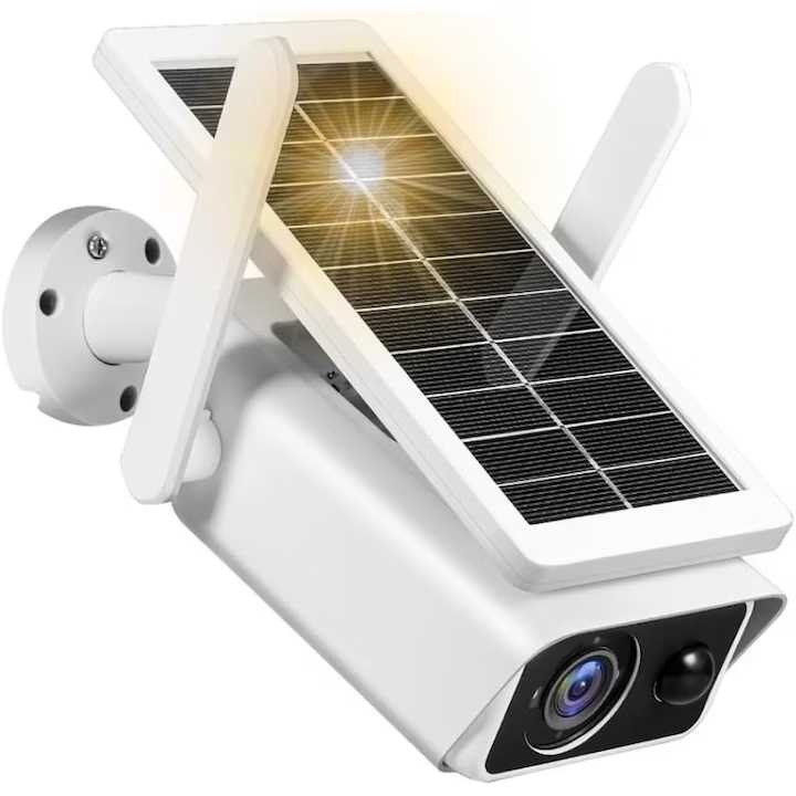 MTLUKR Q1 Napelemes WiFi Smart Kamera, Full HD 1080P ...