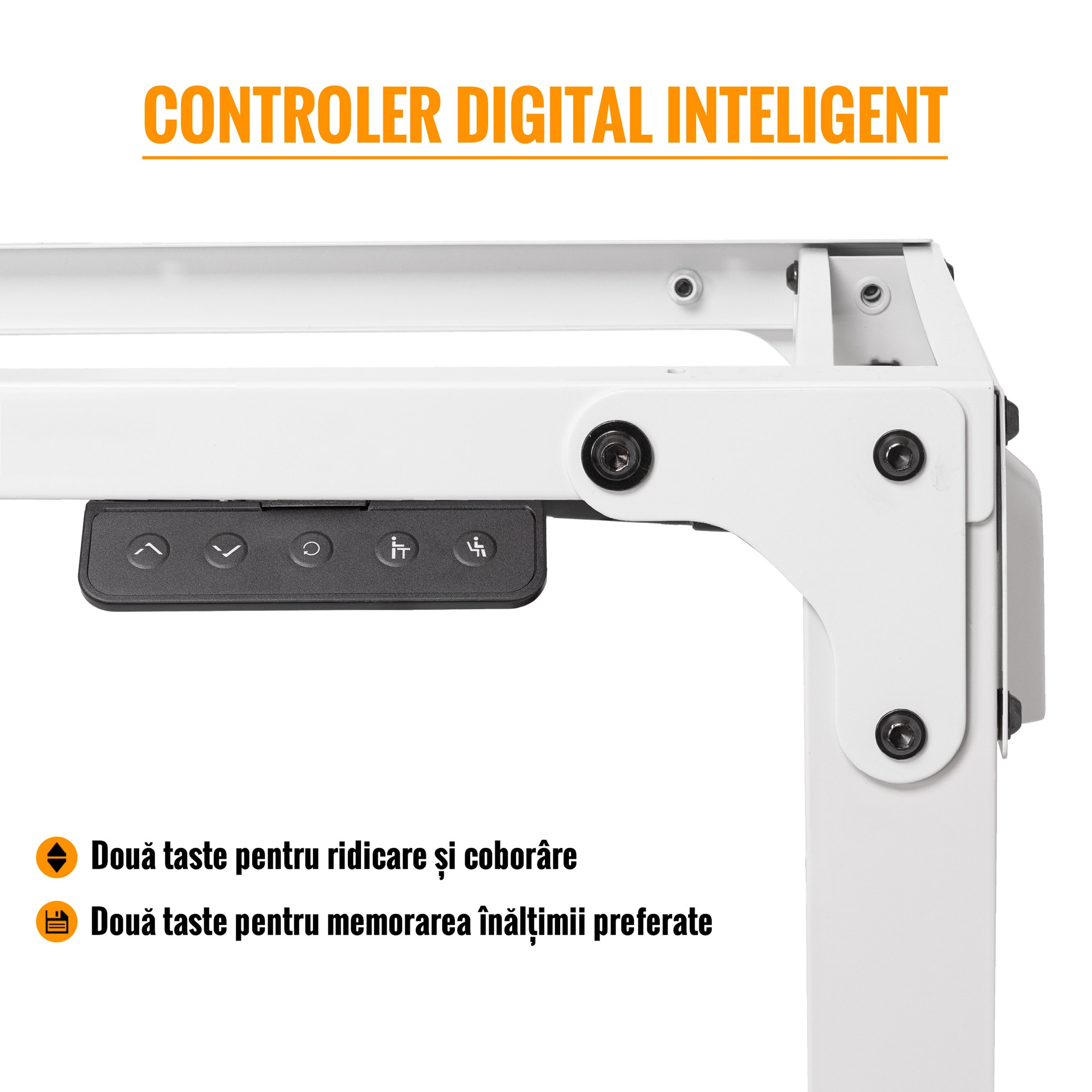 Cadru pentru Birou, Reglabil pe Inaltime Electric, Doctor Shield Nova ...