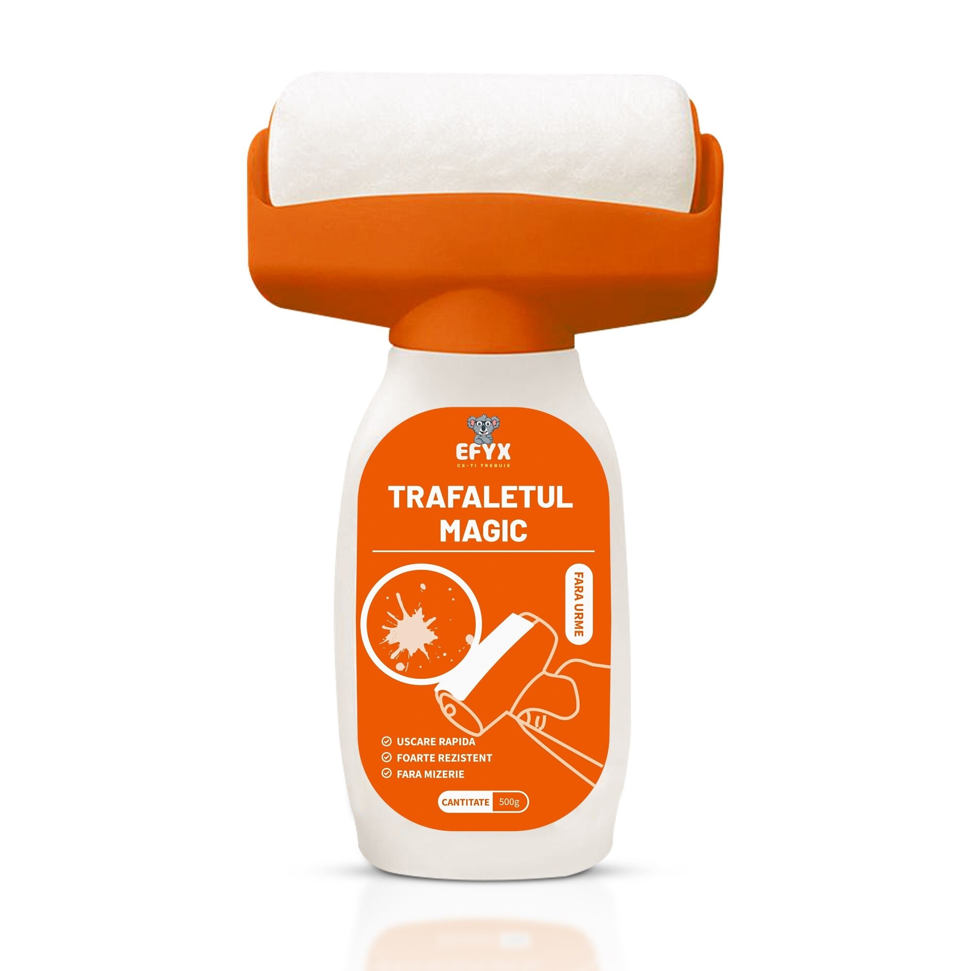 Trafalet Magic cu rezervor, reutilizabil, lavabil alb, 500ml, rezistent ...