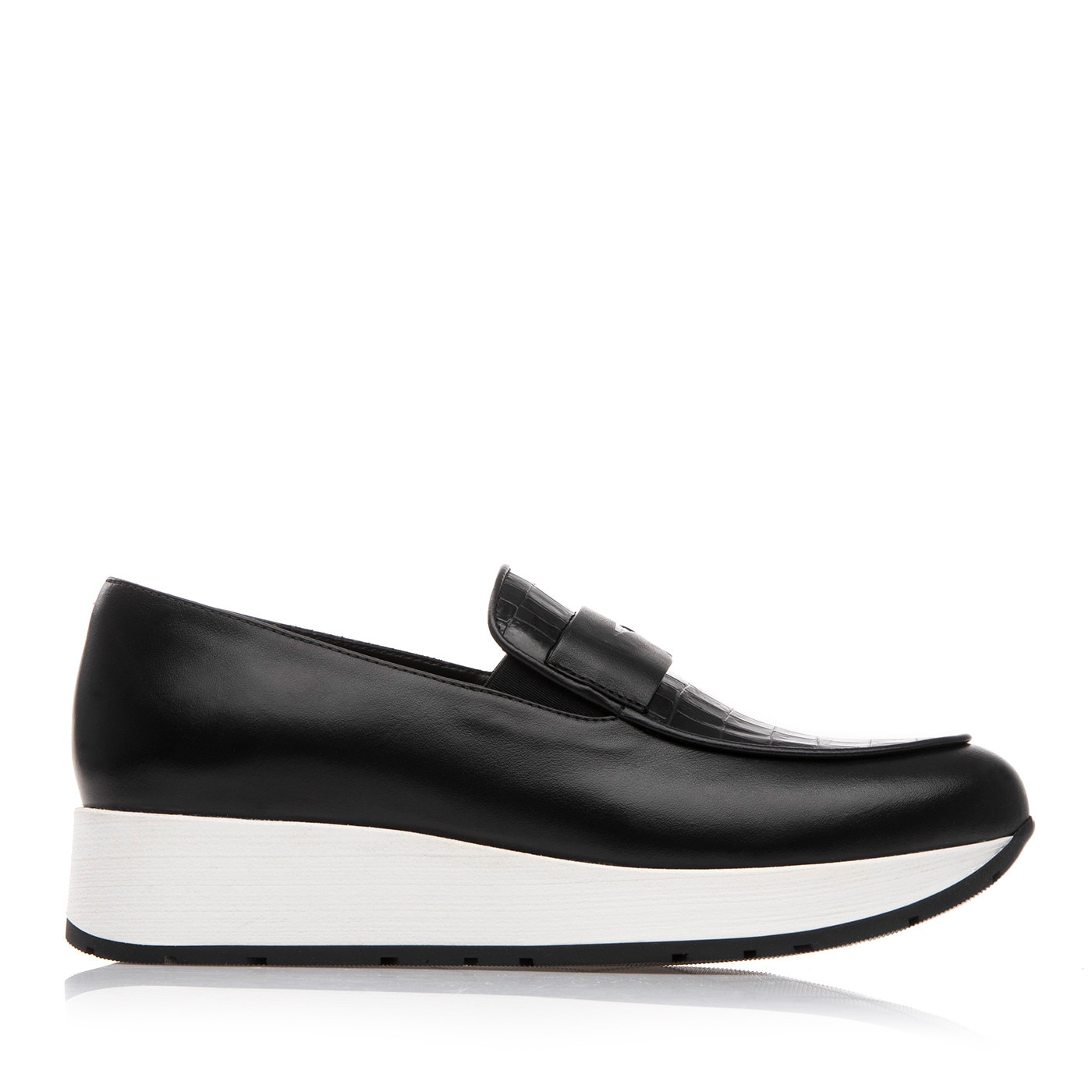 Pantofi dama, Musette, PANSY 883, Piele naturala, Negru, 38 EU - eMAG.ro