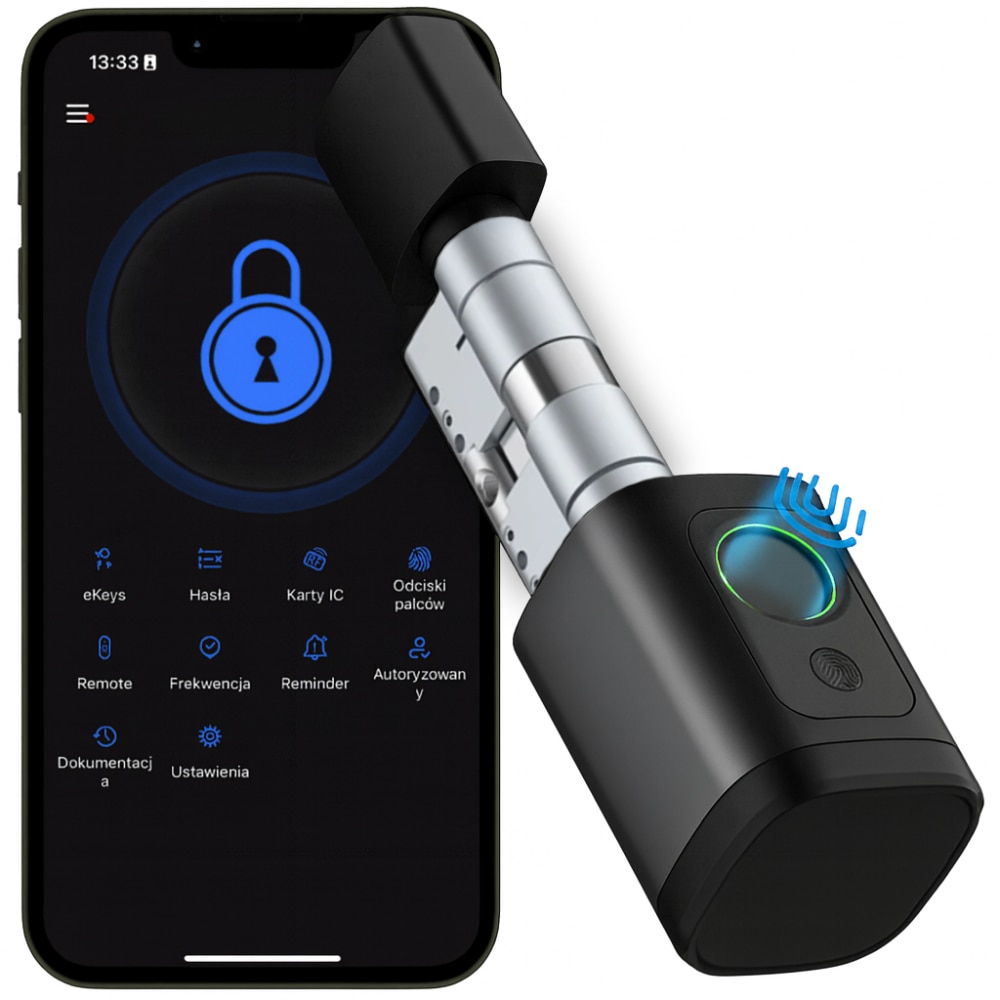 Incuietoare electronica, Spreest, V1, 100 amprente, 50 coduri PIN ...