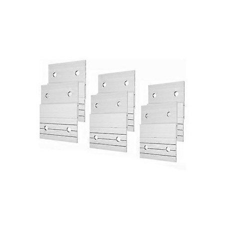 Set suporti de perete Z-Clips din aluminiu pentru oglinzi, poze, rame ...