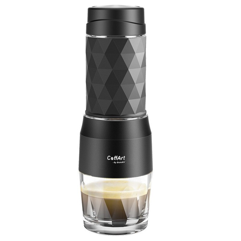Espressor portabil BioloMix HS8439, presiune 13-18 bar, recipient de ...