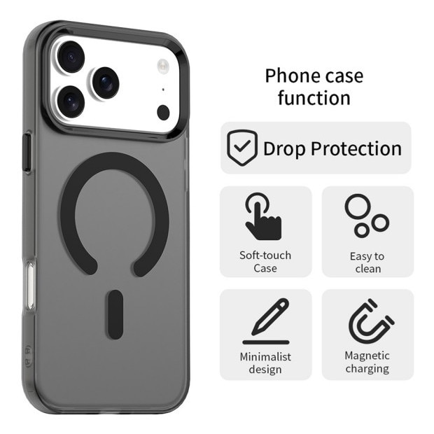 Husa Upzz® Tech Candy Compatibila Cu iPhone 17 Pro Tehnologie Magsafe ...