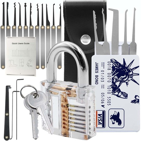 Set de lacatus profesional YDCY™ cu 7 piese pentru depozitare si ...