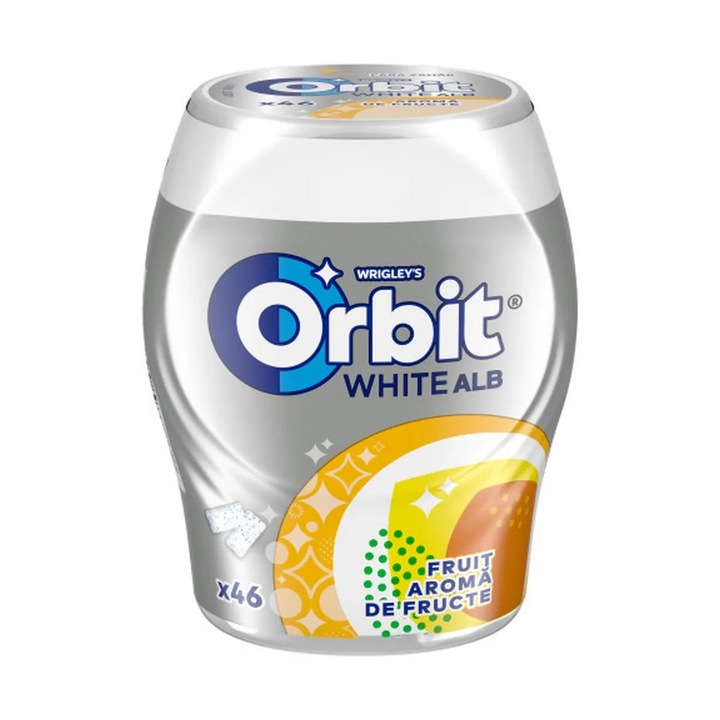 Orbit, Guma de mestecat cu aroma de fructe Orbit, 46 bucati - eMAG.ro