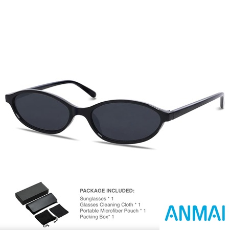 Ochelari de Soare Retro Oval, Anmai, Stil Cat Eye Anii 90 Y2K, Rame ...