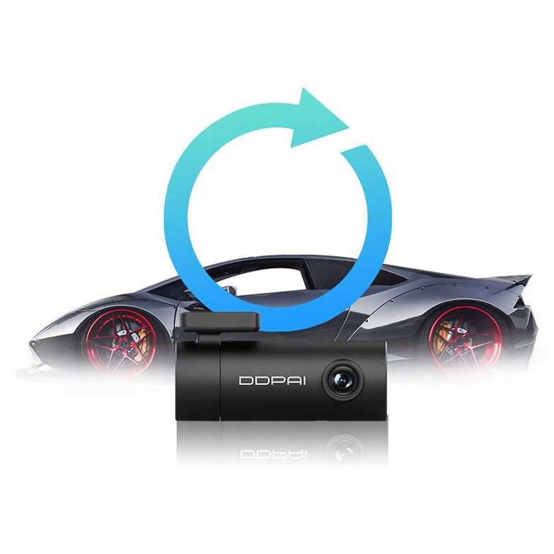 Camera auto DVR DDPAI Mini Pro 2304x1296p, obiectiv 140, Wi-Fi, 32x87mm ...