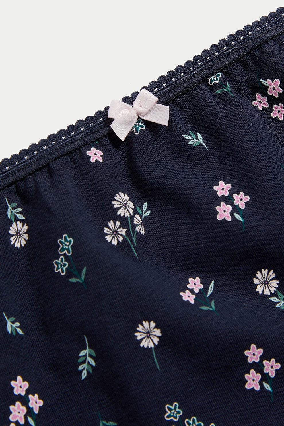 Marks & Spencer, Set de chiloti cu imprimeu si model uni - 5 perechi ...