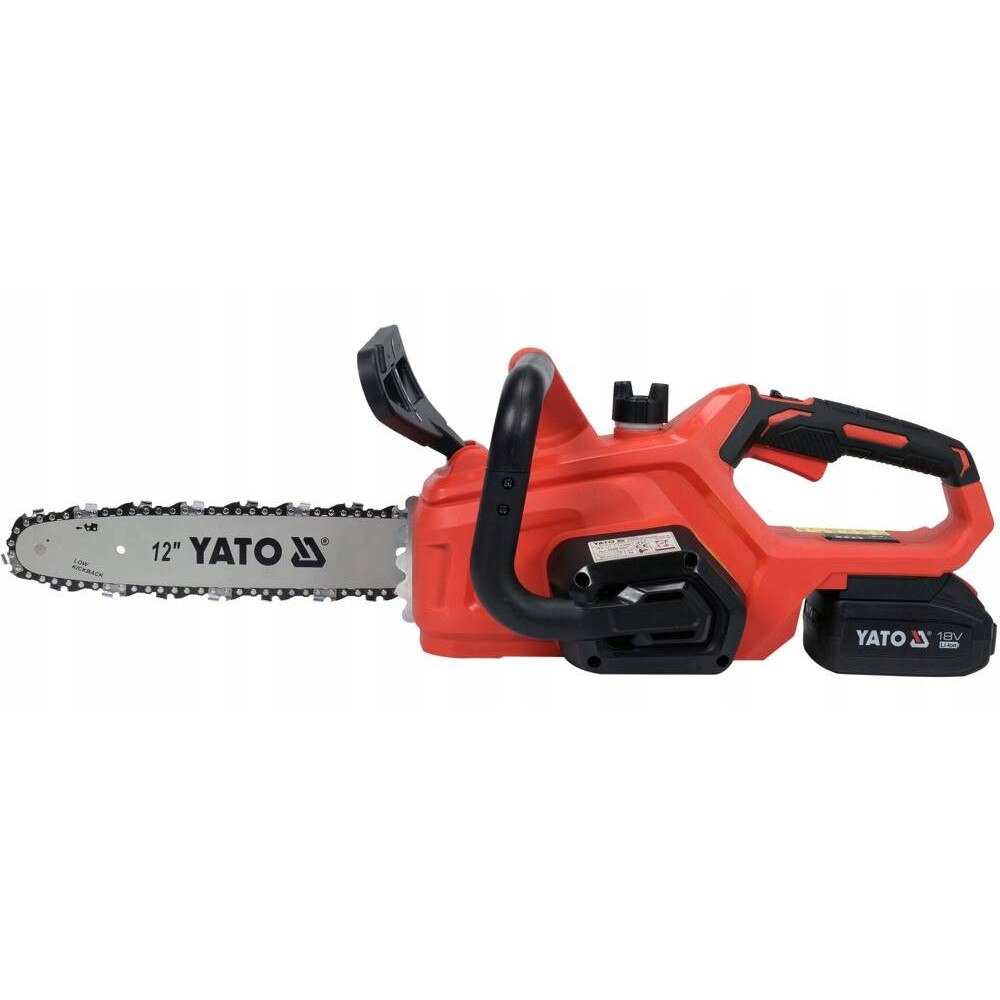 Fierastraie cu lant YATO 12" 18V, 4Ah, set complet cu acumulator si ...
