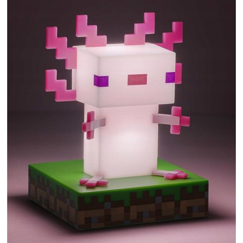Lampa de veghe Minecraft Axolotl, roz - eMAG.ro