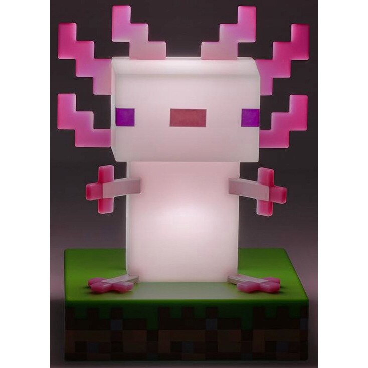 Lampa de veghe Minecraft Axolotl, roz - eMAG.ro