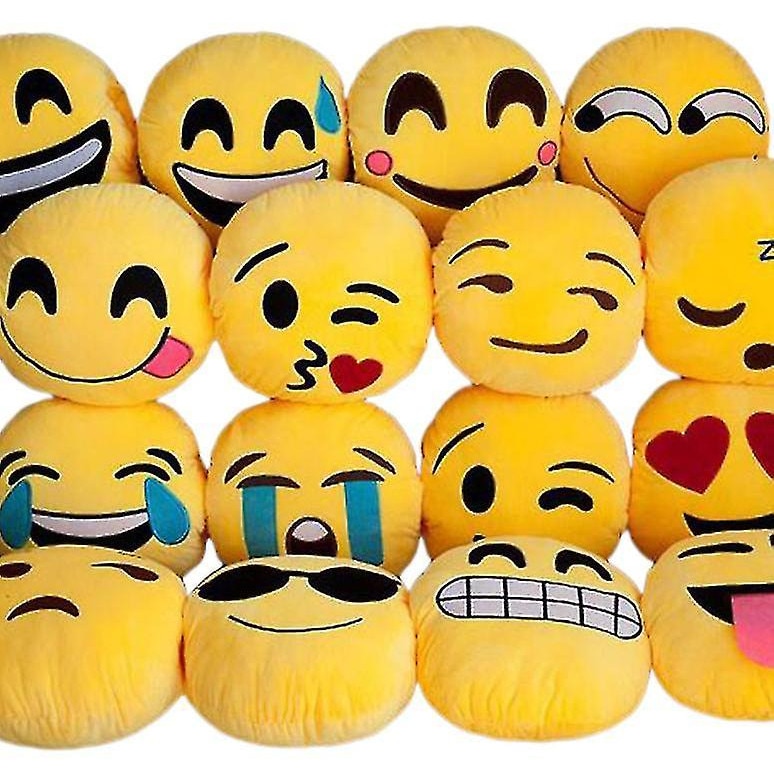 Perna Emojis Moale Plush, Cadou Amuzant pentru Copii, Multicolor, 1 buc ...