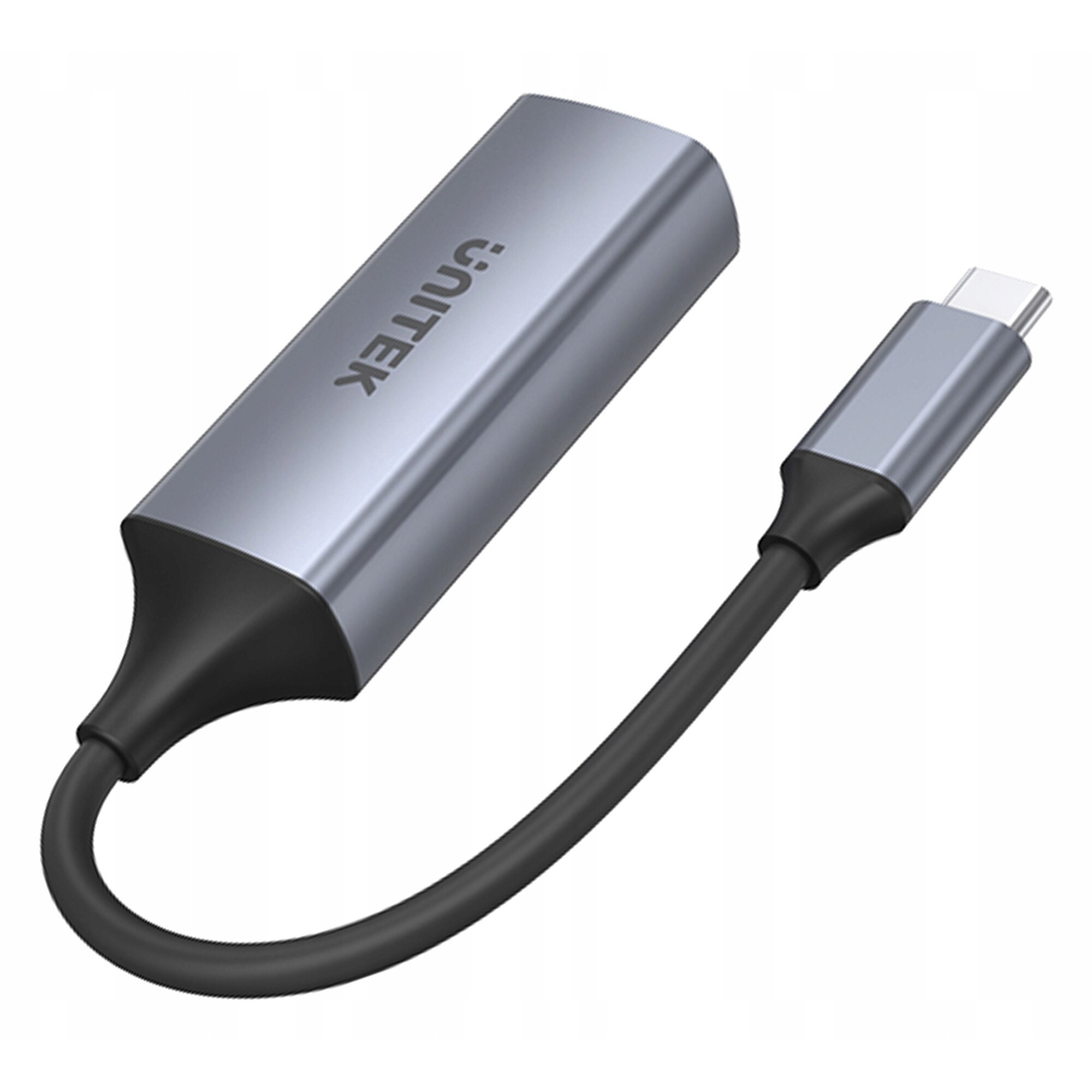 Unitek USB-C - RJ45 adapter, 1000 Mbps, 12 cm, alumínium - eMAG.hu