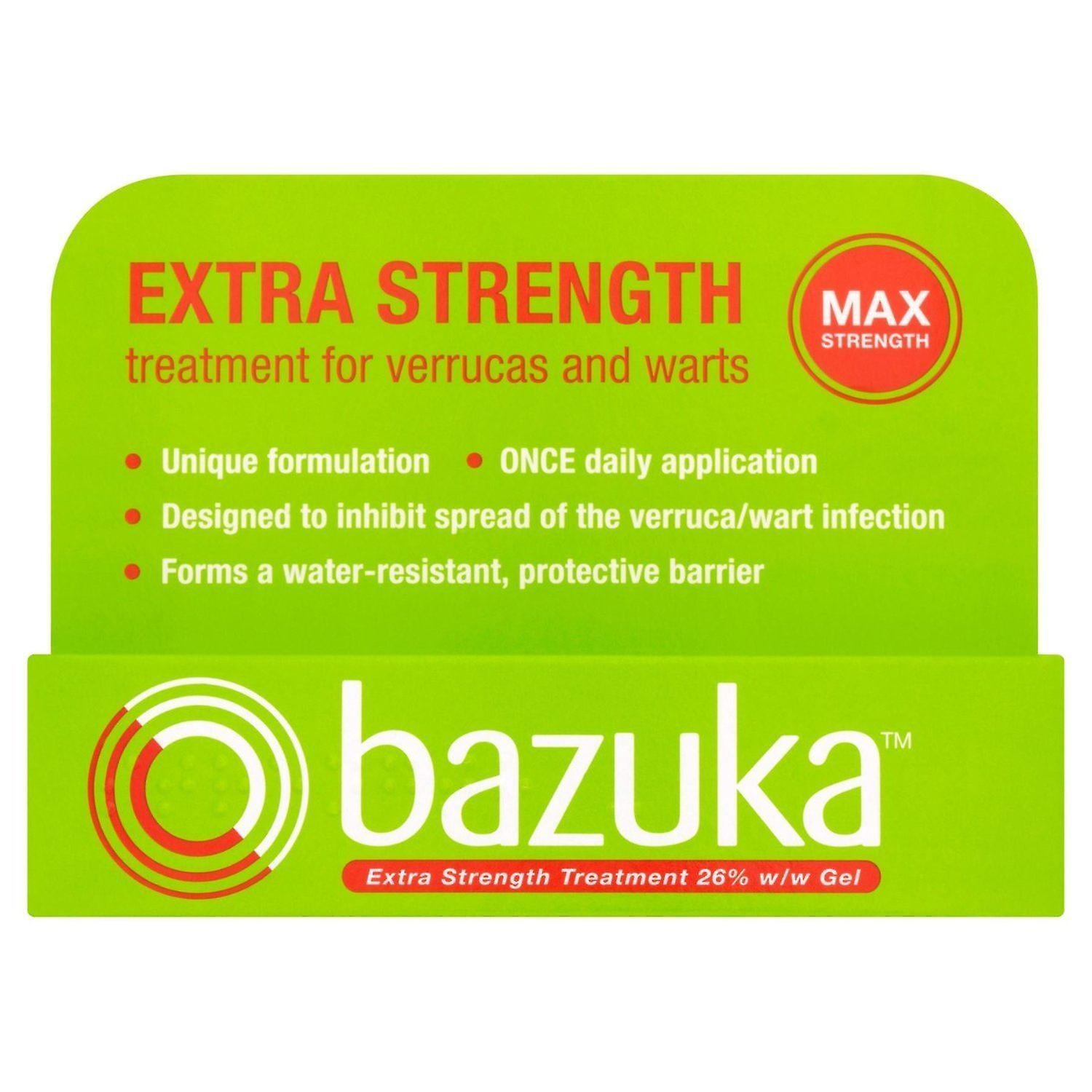 Gel tratament Bazuka Extra Strength, 6g, pentru negi, pori, calusuri ...