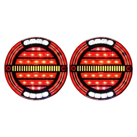 Set 2 Stopuri Auto LED Spate, Universale, diametru 140mm, pentru ...