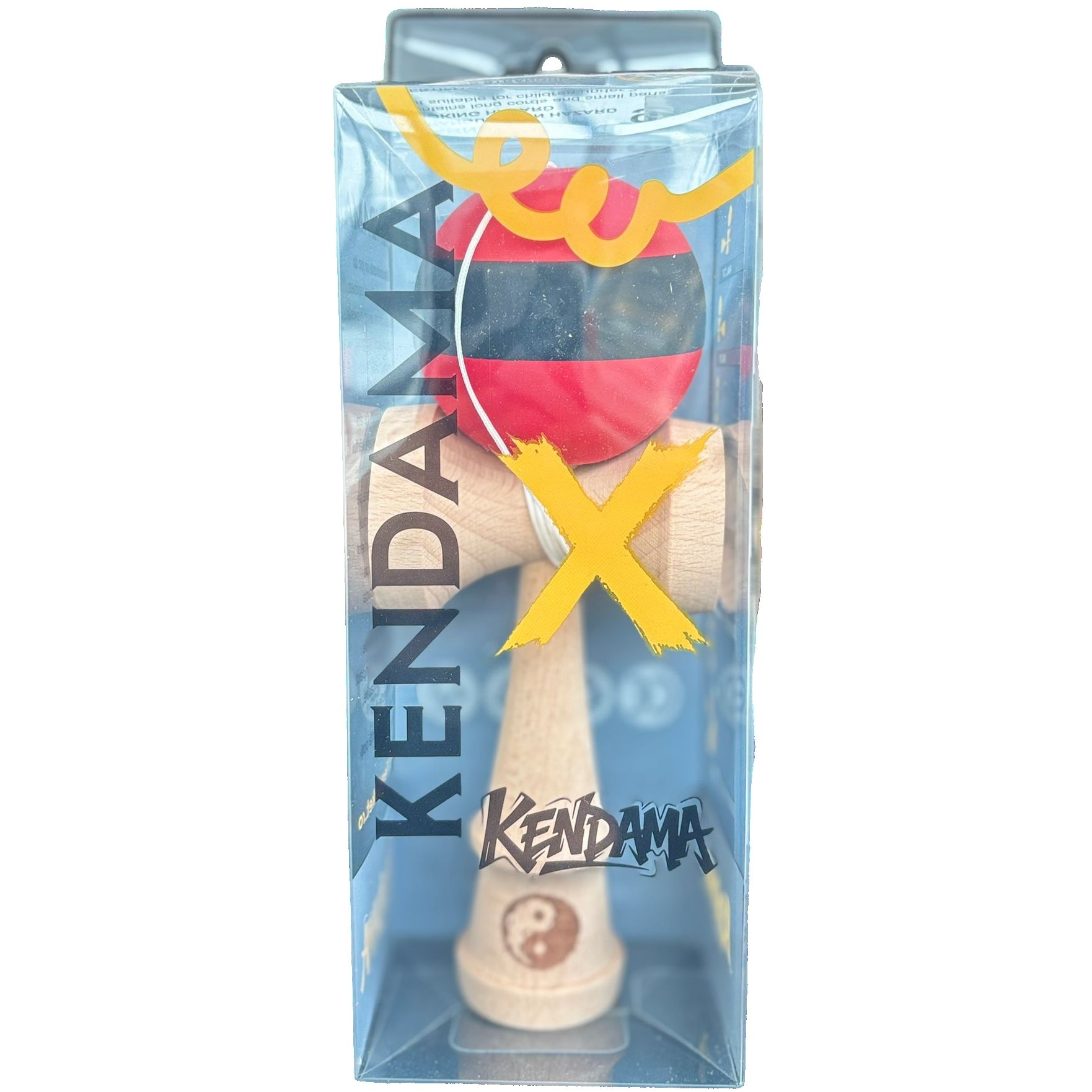 Kendama X Originala, Flippy, 18 cm, Profesionala, +9 Ani, din Lemn ...