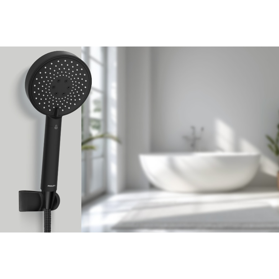 Cap de dus, Philips, 3 moduri de jet, filtru ACF, negru - eMAG.ro
