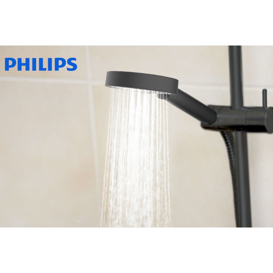 Cap de dus, Philips, 3 moduri de jet, filtru ACF, negru - eMAG.ro