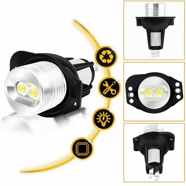 Set 2 Bucati LED Marker Angel Eyes, Compatibil BMW E90-E91, Putere 25W ...