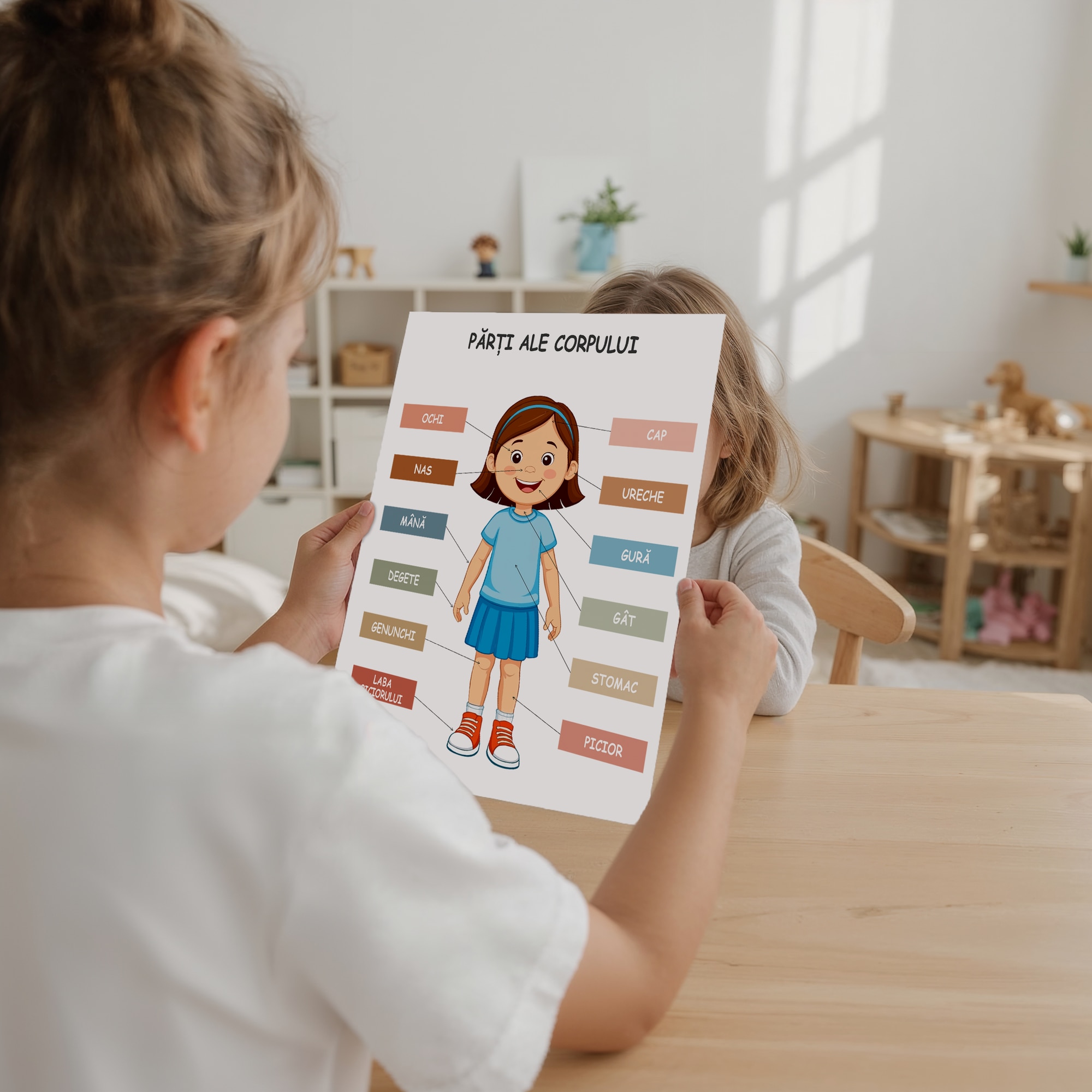Set Educativ Copii 3-7 Ani – 24 Fise Educative Premium, Cartonate A4 ...