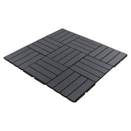 Set placi de podea pentru exterior, 33x33 cm - 9 buc (1 mp), usor de ...