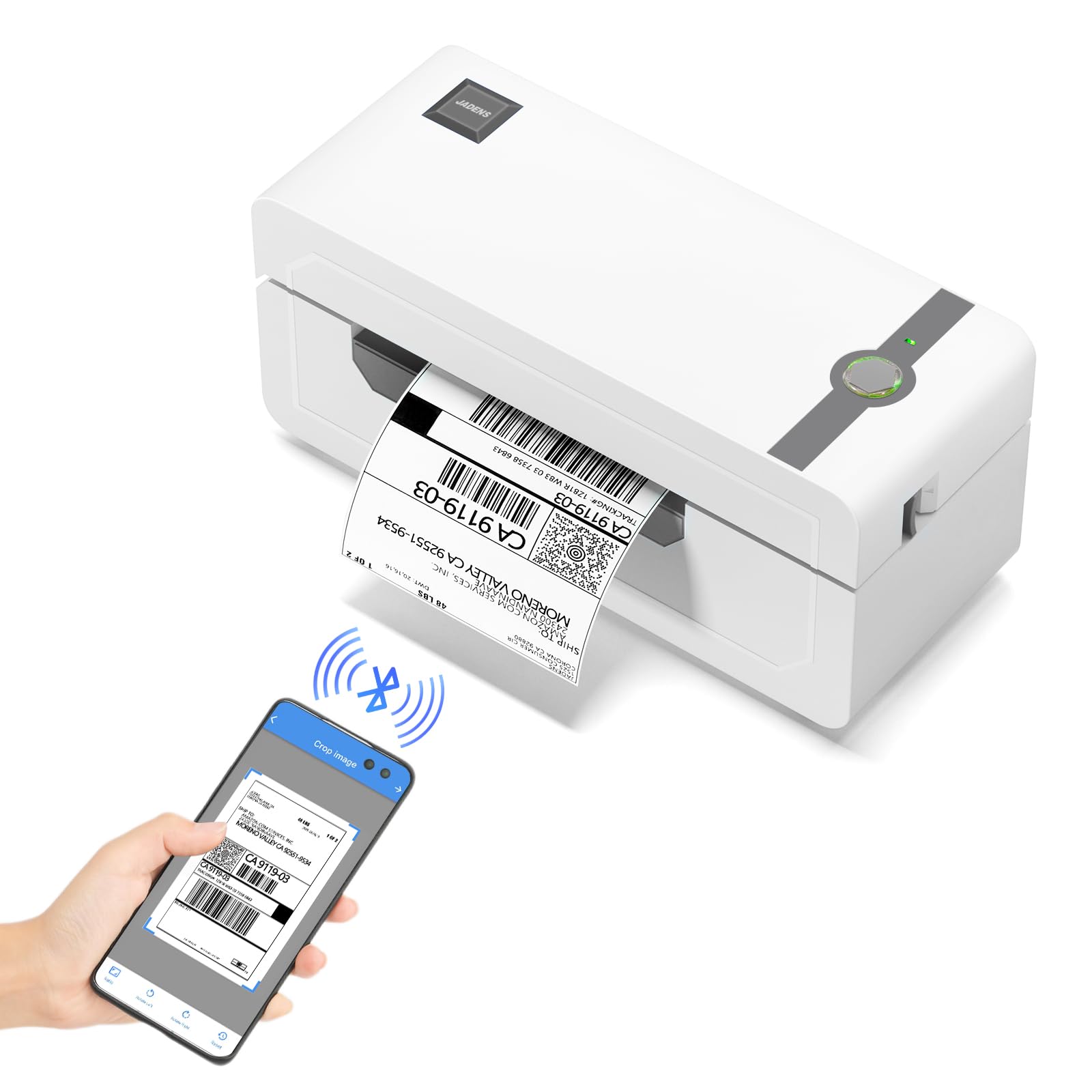 Imprimanta De Etichete Bluetooth Jadens, Imprimanta Termica Dhl 4X6 ...