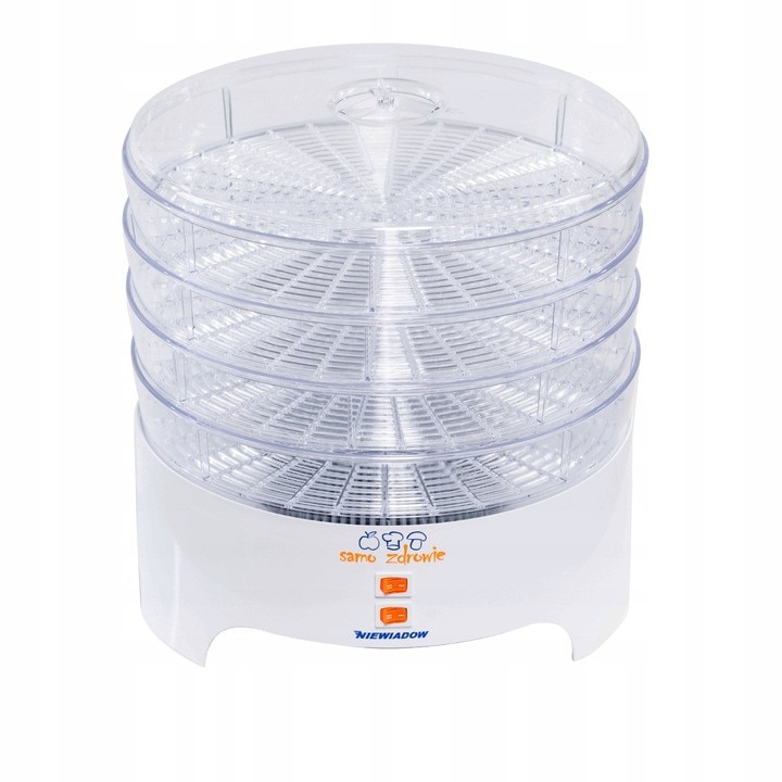 Deshidrator Niewiadow 970.02 PS, 500 W, alb, 4 site transparente ...