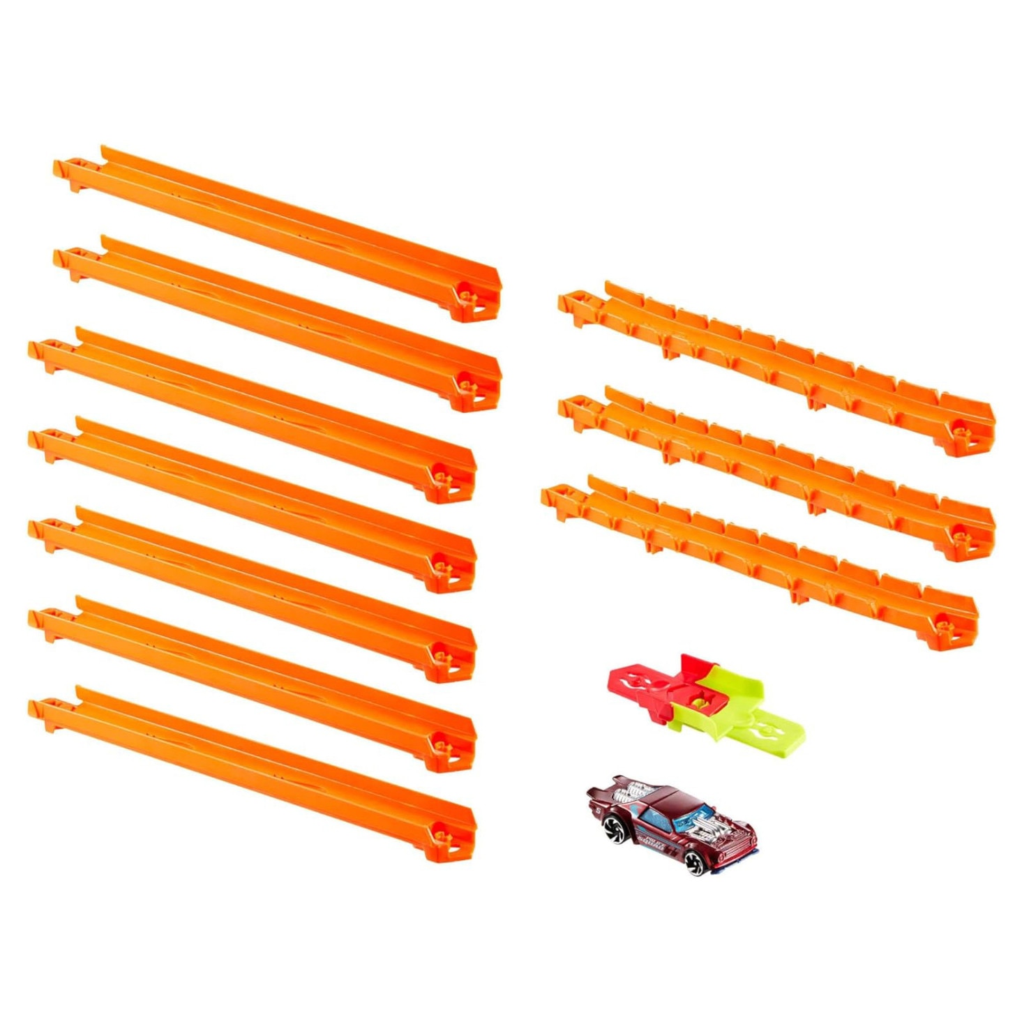 Set pista de curse Hot Wheels Track Creator, Mattel, multicolor, 7cm ...