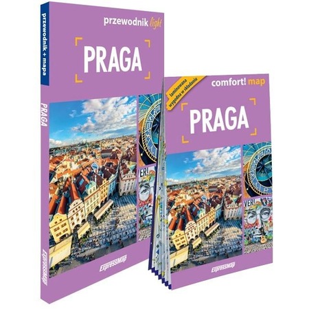 Praga light. Przewodnik + mapa, ExpressMap, 2025, cu harta pliabila ...