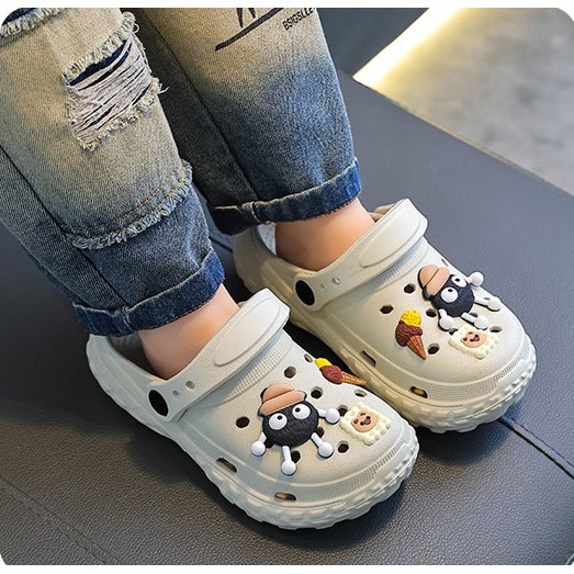 Papuci de plaja pentru copii fete si baieti, cu design antiderapant si ...