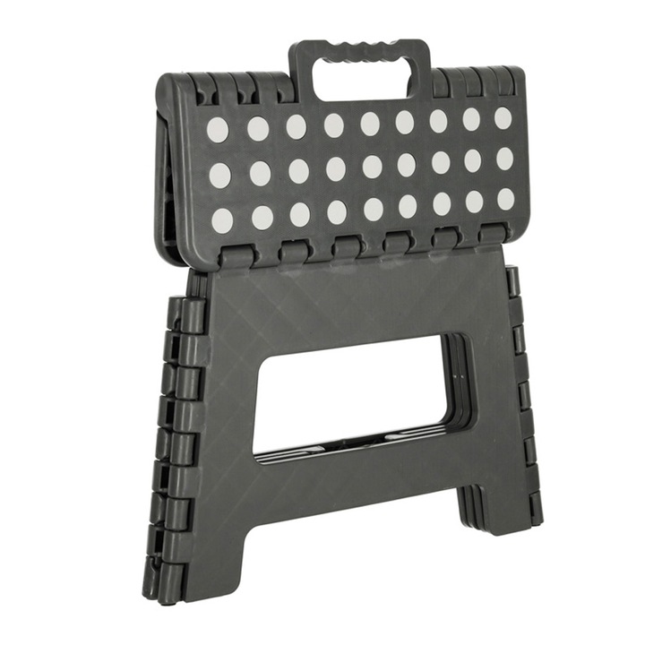 Scaun pliabil cu platforma, scaun turistic pliabil, antiderapant, 150 ...