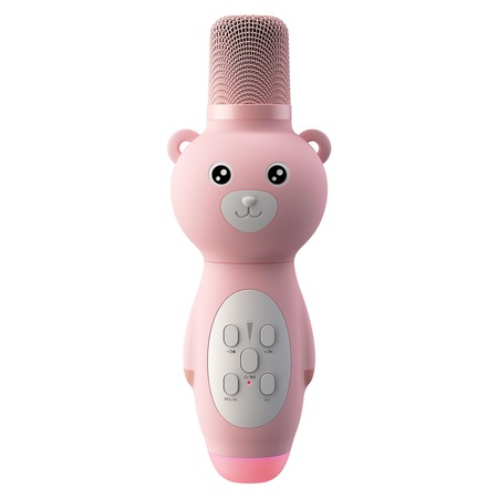 Microfon magic in forma de ursulet dragut cu efecte sonore multiple ...