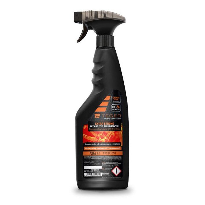 Solutie de curatare pentru jante, Teger, 750ml, pentru jante cromate si ...