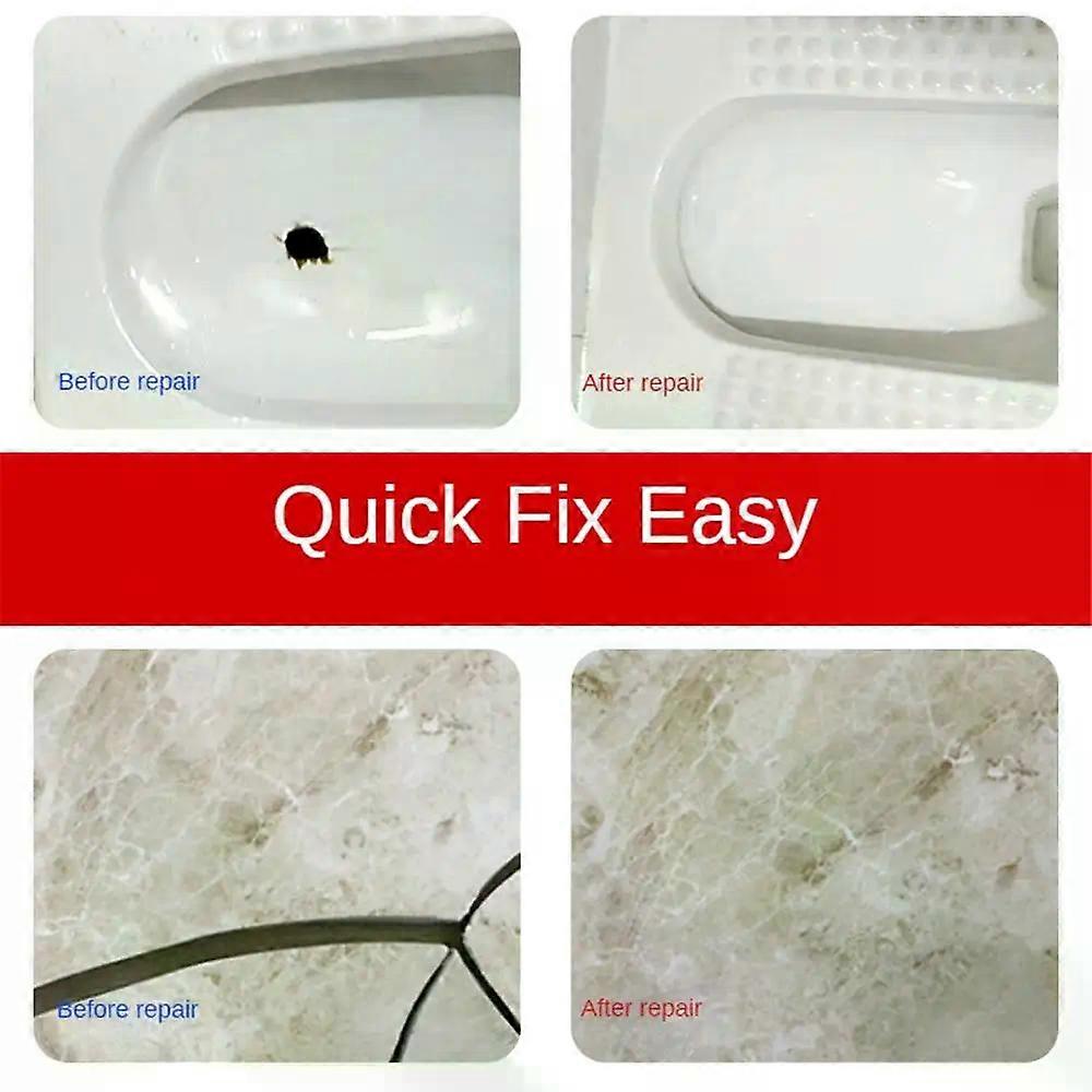 Kit de reparare pentru gresie si faianta, 2 adezivi, rezistent la apa ...