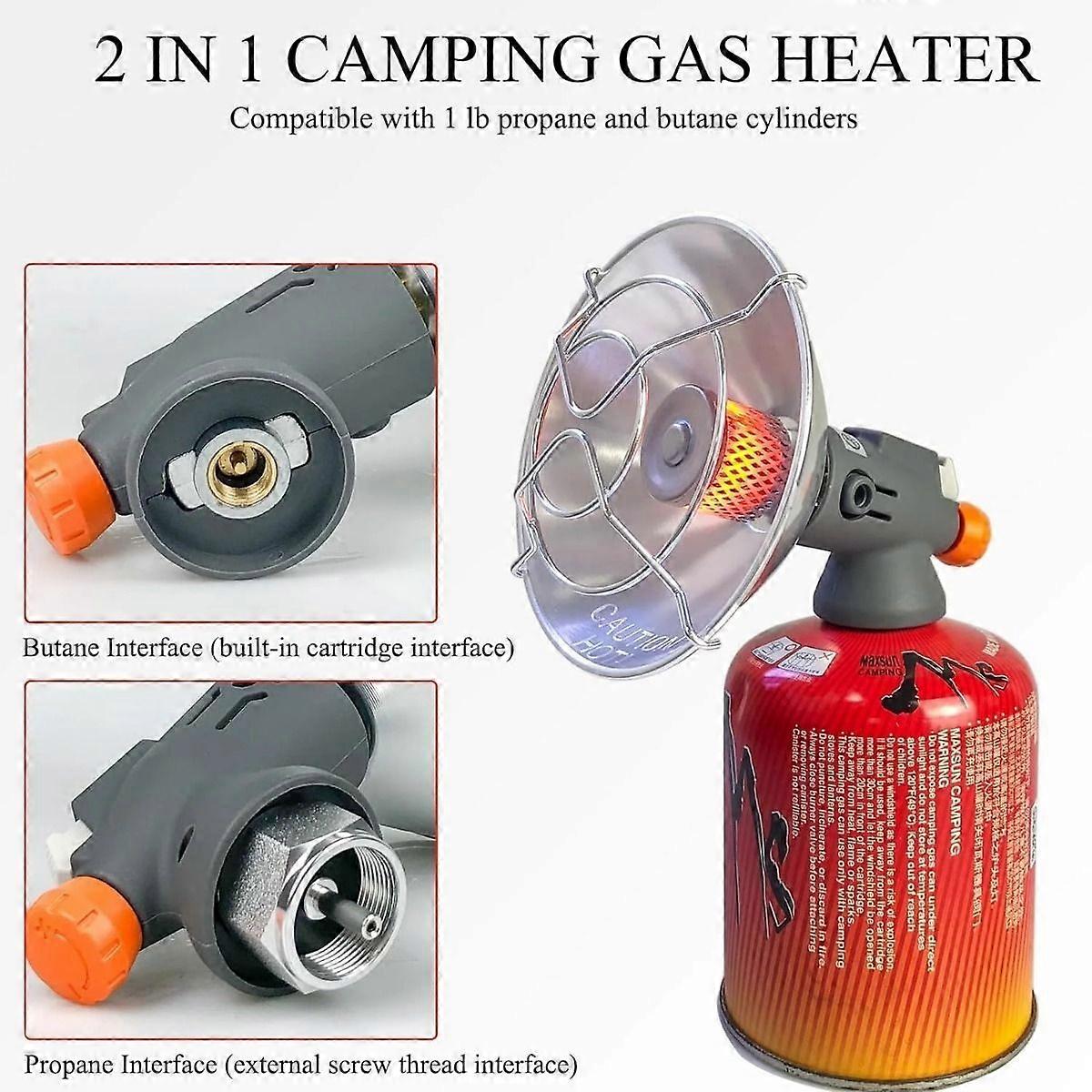 Incalzitor de cort 2025, 4,300 Btu, portabil 2 in 1, pentru camping ...