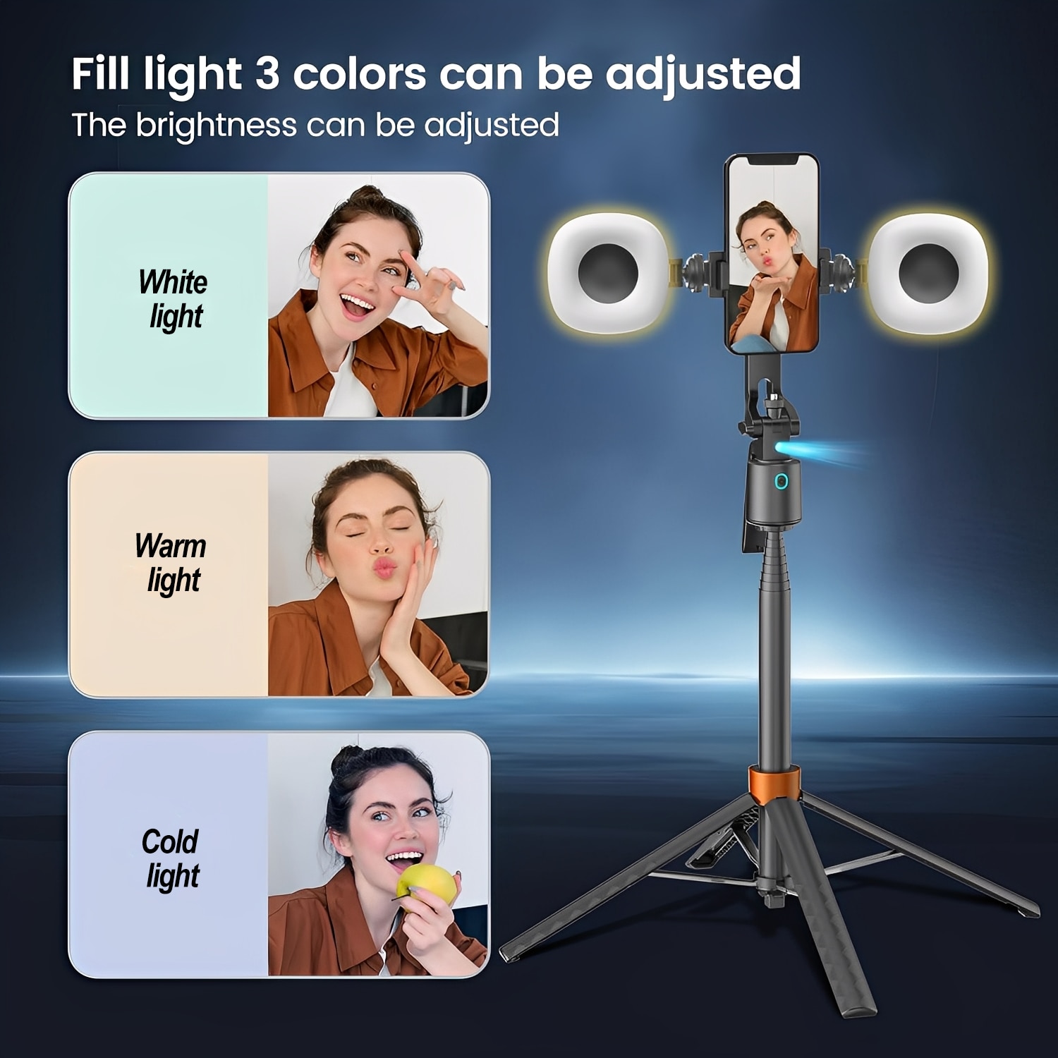 Trepied Foto Telescopic, cu Urmarire Automata Fetei, YeeLei®, 180cm, 2 ...