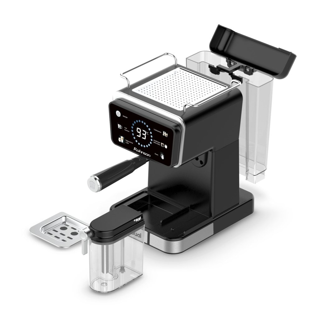 Espressor automat Rohnson R98082, espresso si cappuccino Hot & Cold ...