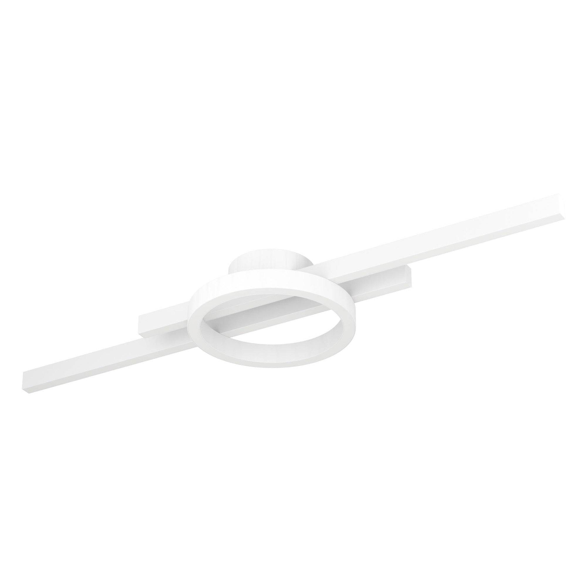 Lampa de tavan LED Eglo Amandolo, iluminare geometrică, alb, cu ...