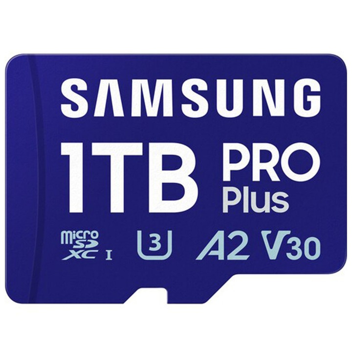 Card memorie MicroSDXC Samsung EVO Plus 1TB V30 U3 cu adaptor SD - eMAG.ro