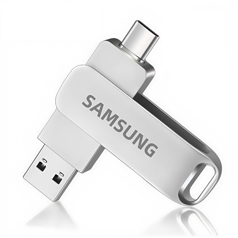 Memorie USB 512GB 2IN1 OTG Type C, transfer rapid, portabil, metalic ...