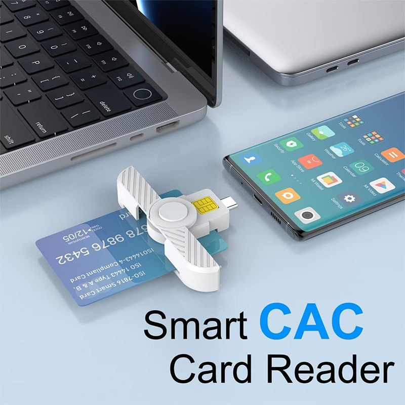 Cititor electronic carti de identitate, CAC, interfata USB-C, cititor ...