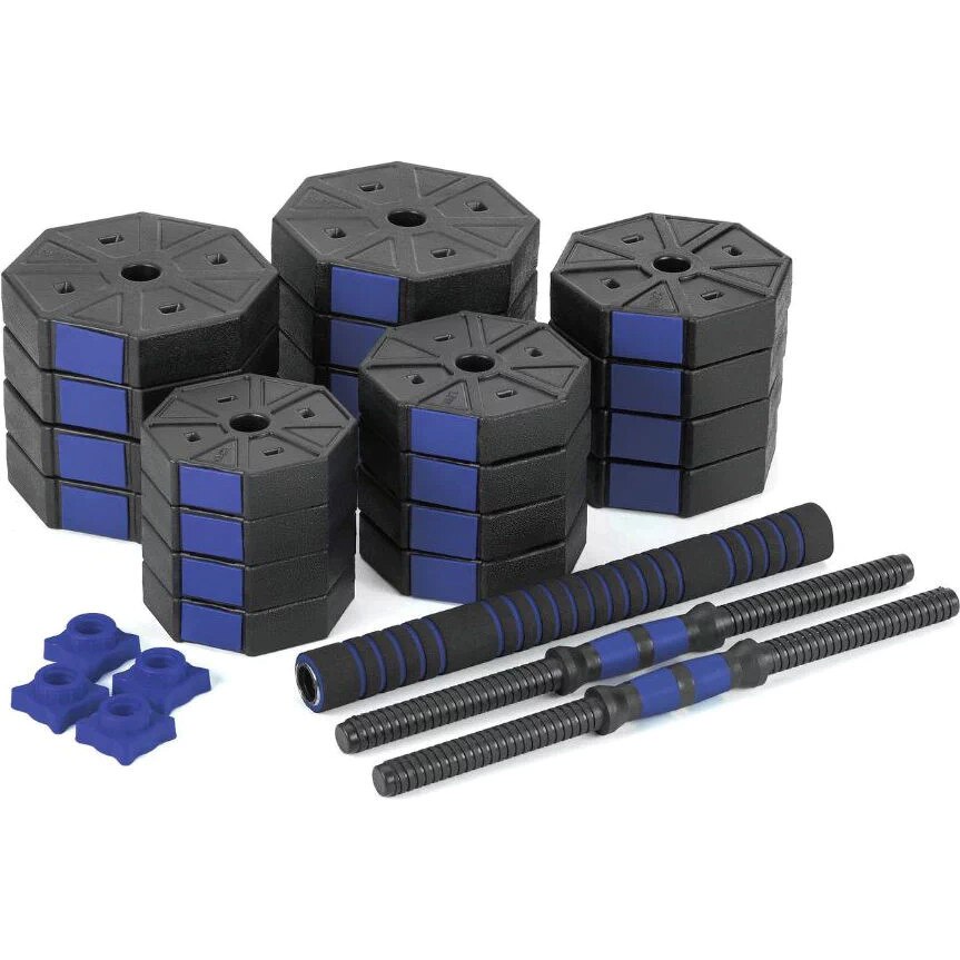 Set haltere reglabile Gymtek 2x20kg, sistem Dual Training Mode ...